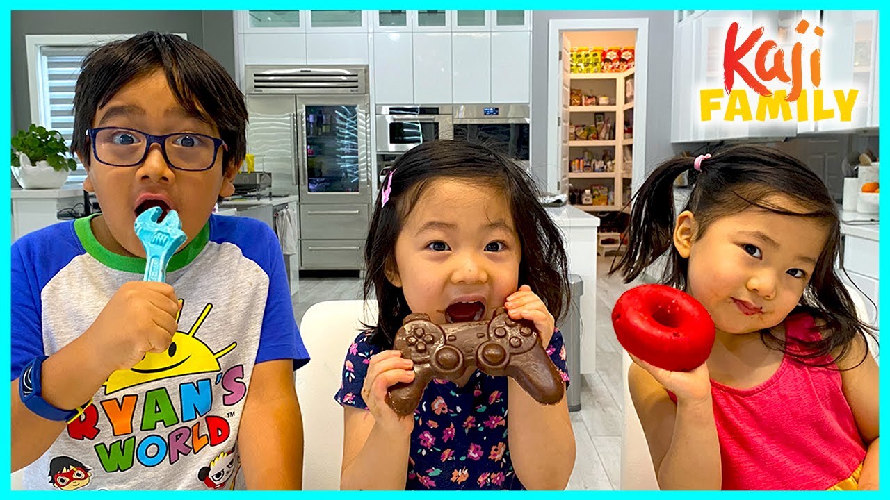 DIY Chocolate challenge with Donut and Remote Control Edible Candy ...