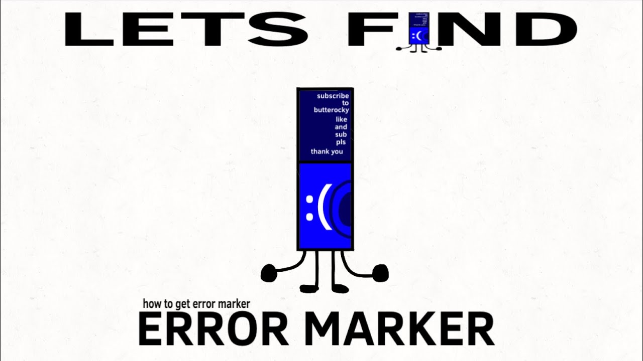 How to get error marker in find the markers - YouTube