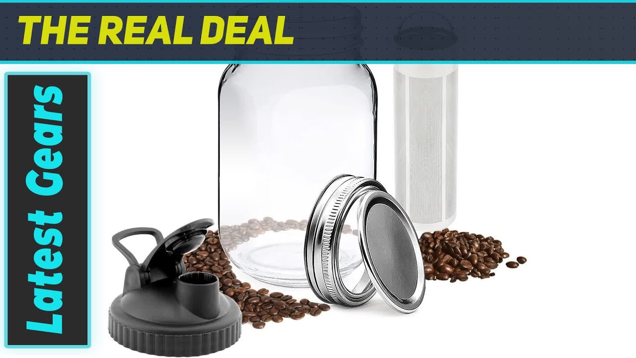 Cold Brew Mason Jar Iced Coffee Maker - Start Your Day Right! - YouTube