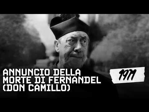 Annuncio della morte di Fernandel \