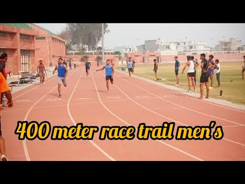 400 meter race time trail men's | track and field | speed session ...