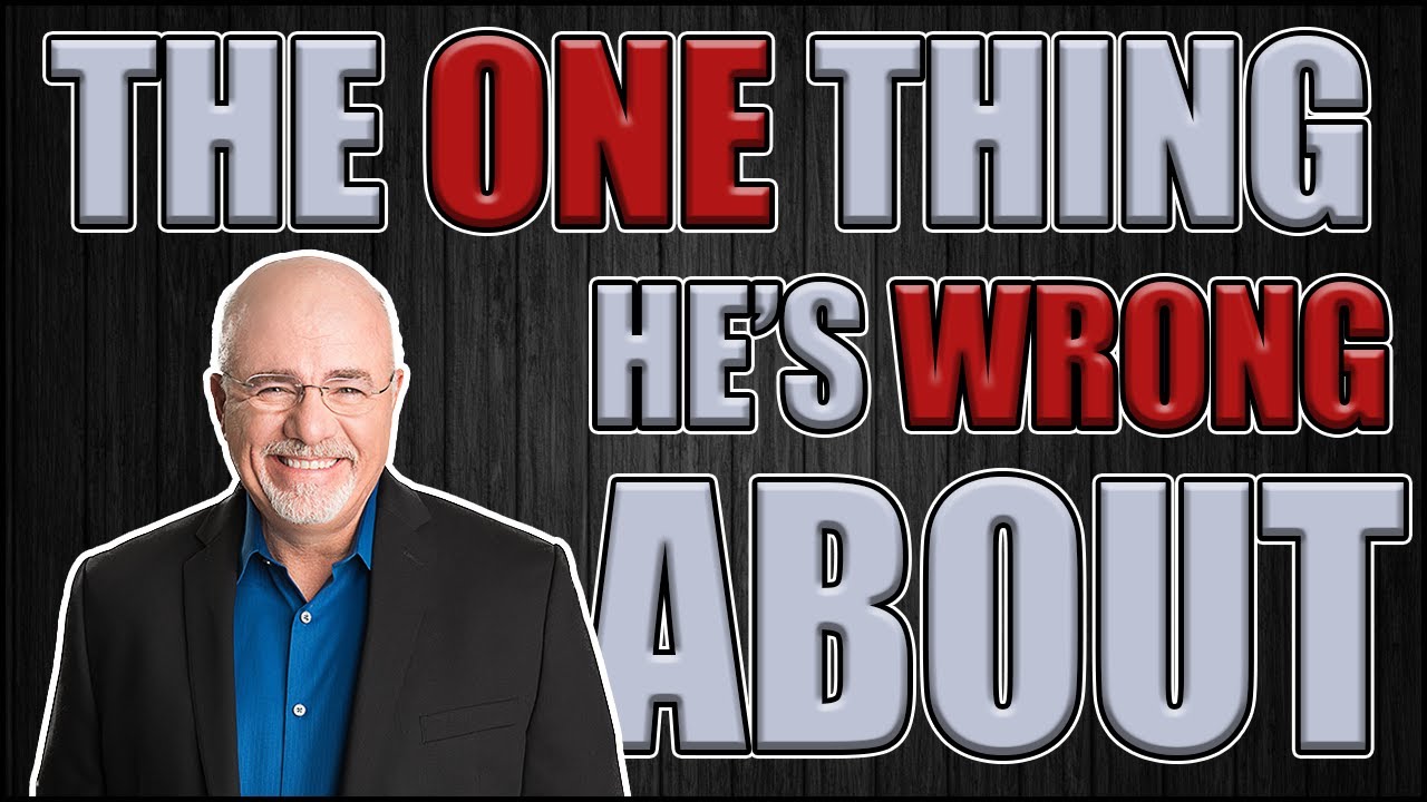 Why Dave Ramsey Is WRONG About This 1 Thing in 2020! - YouTube