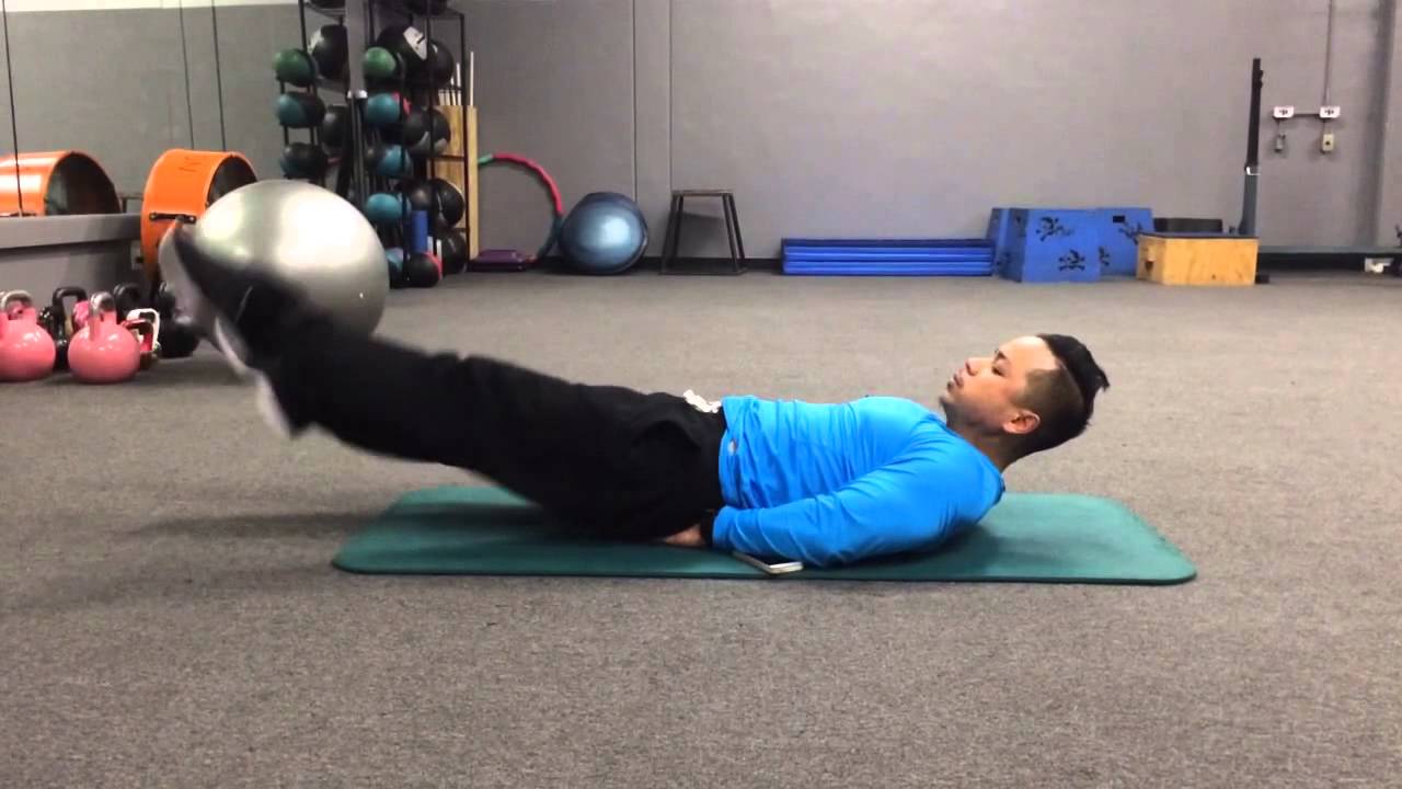 Lying Lower Ab Crossovers - YouTube