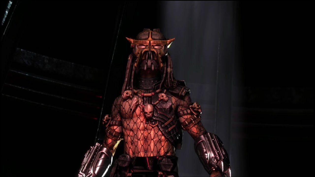 The Yautja hunting ritual in the Predator campaign in Aliens vs ...