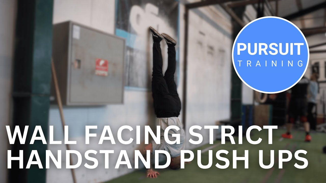 Wall Facing Strict Handstand Push Ups - YouTube