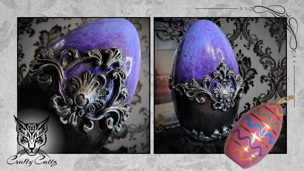 Gothic Style Easter Egg Decor - YouTube