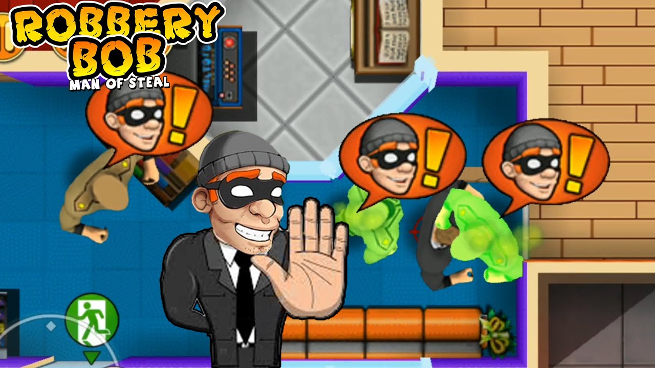 Robbery Bob 2 - Agent Costume gameplay using Toxic donut #7 - YouTube
