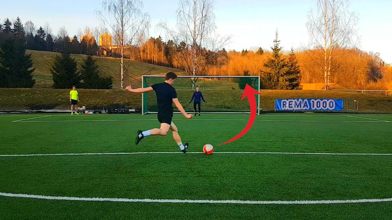 LONG SHOT VOLLEY FOOTBALL CHALLENGE - YouTube