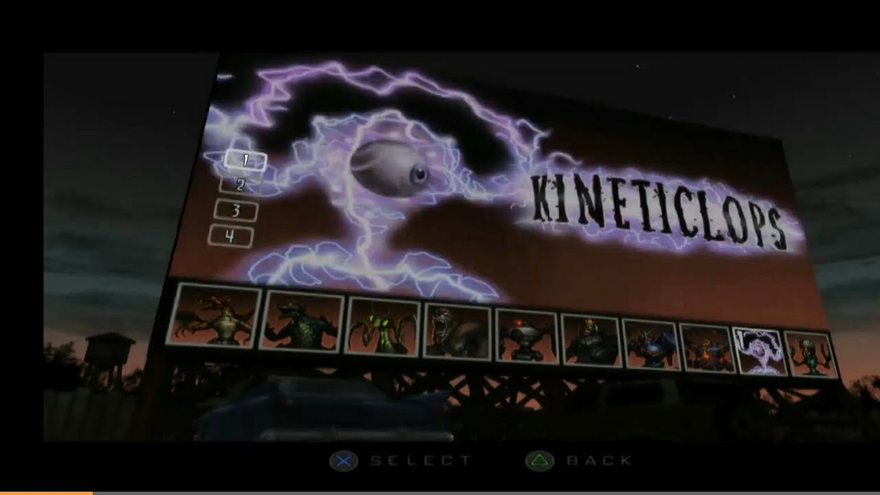 All Character War of the Monsters Ps2 Emulator - YouTube