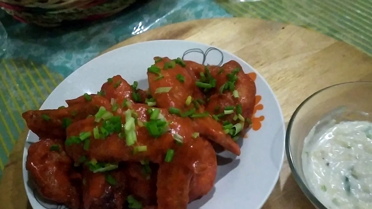 Tangy Buffalo Wings with Tartar Sauce - YouTube