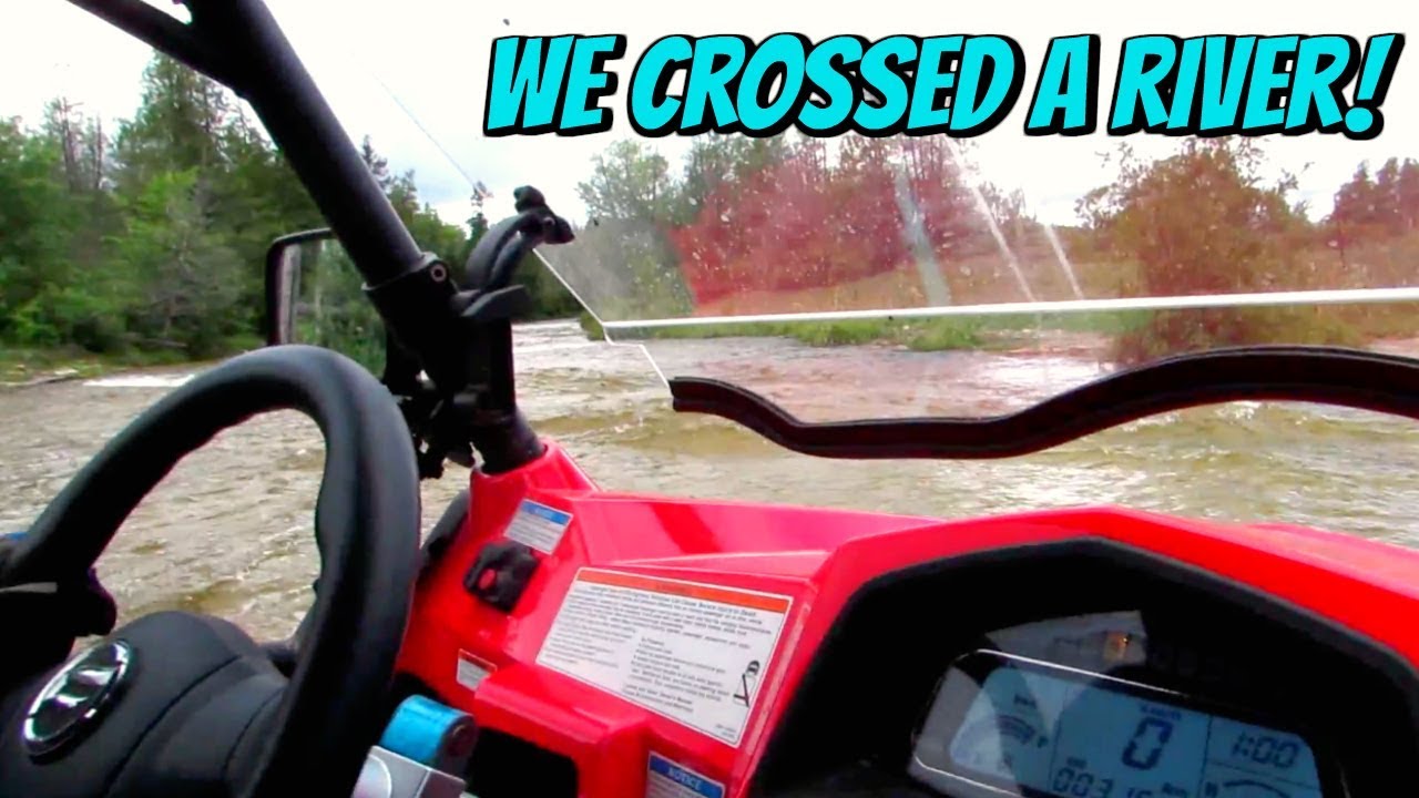 ATV Day Trip! (River Crossing and Flooded Trails) - YouTube