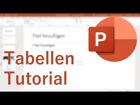 Tabellen einfügen - Power Point Online - Tutorial - YouTube
