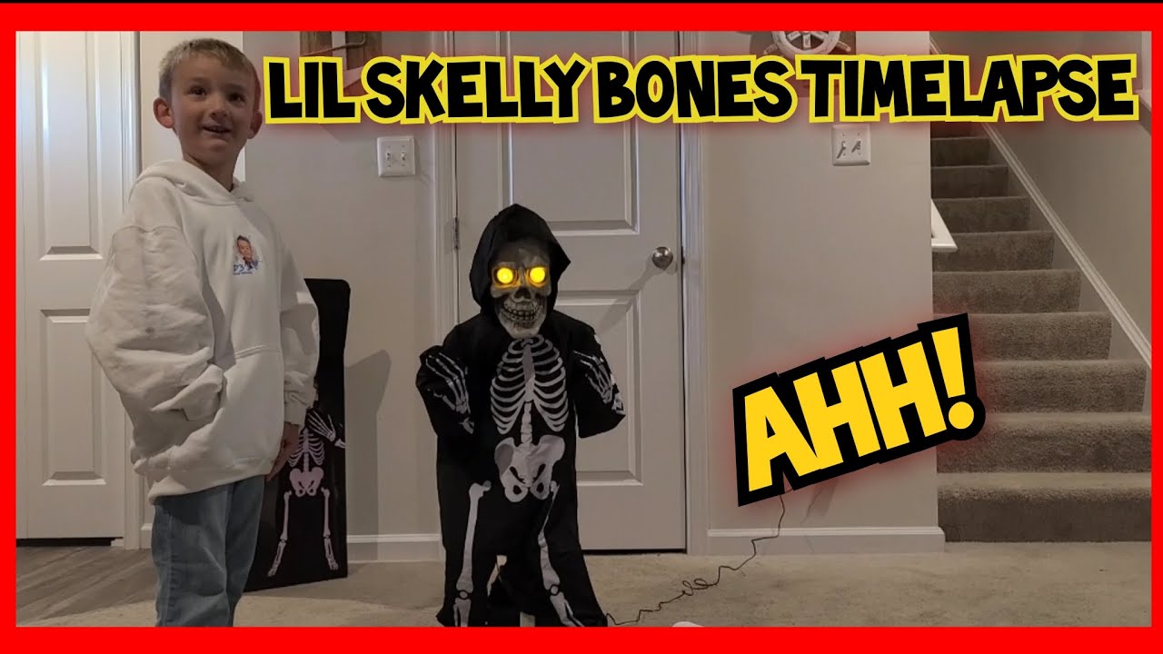 Spirit Halloween Lil Skelly Bones animatronic | TIMELAPSE - YouTube