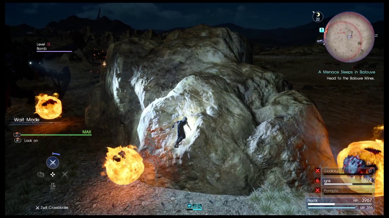 FINAL FANTASY XV Red Giant & Angelus-0 - YouTube