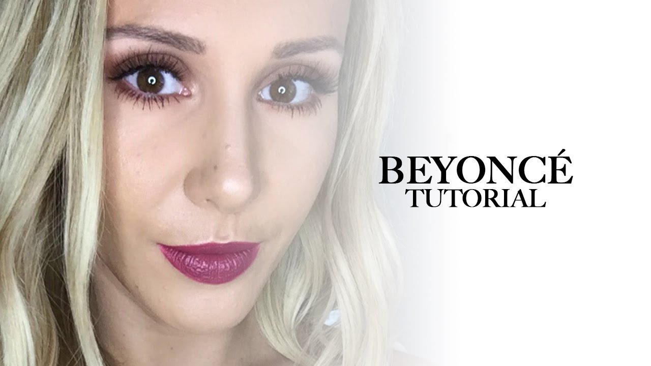 BEYONCE Makeup Tutorial - YouTube