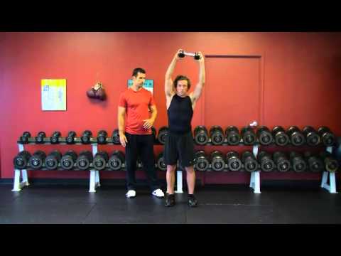 Dumbbell Overhead Side Bend - YouTube
