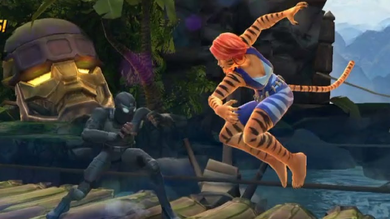 Spiderman Vs Tigra - EPIC BATTLE MARVEL SUPERHEROES MARVEL Contest of ...