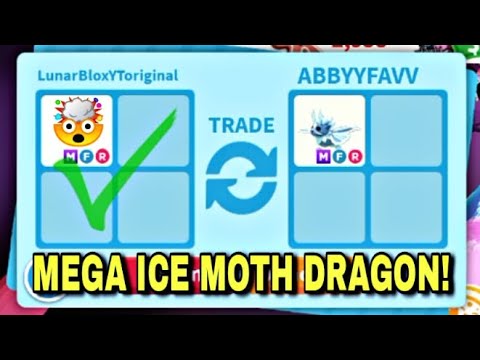 😱🤯THEY OFFERED ME MEGA ICE MOTH DRAGON! + TRADED MY BAT DRAGON!? ADOPT ...
