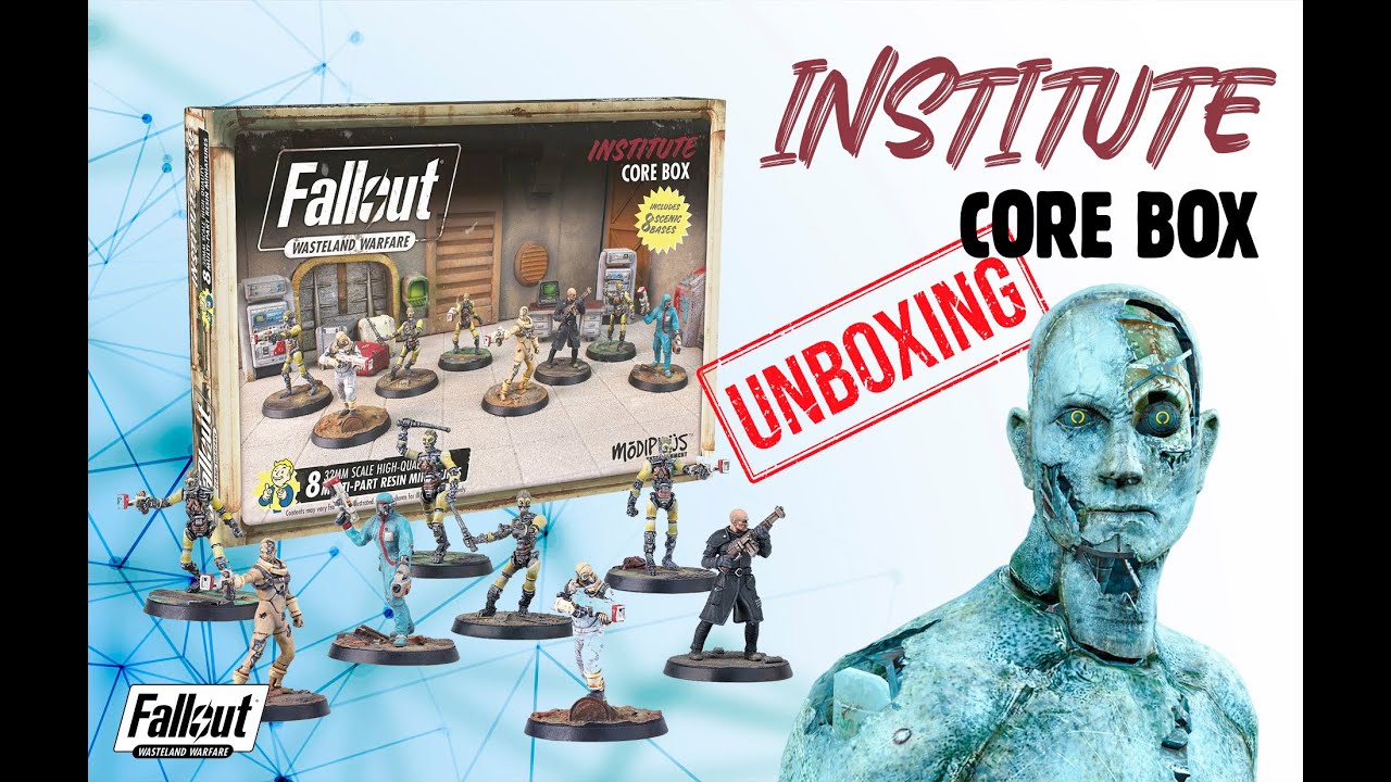 Fallout: Wasteland Warfare | Institute: Core Box | UNBOXING - YouTube
