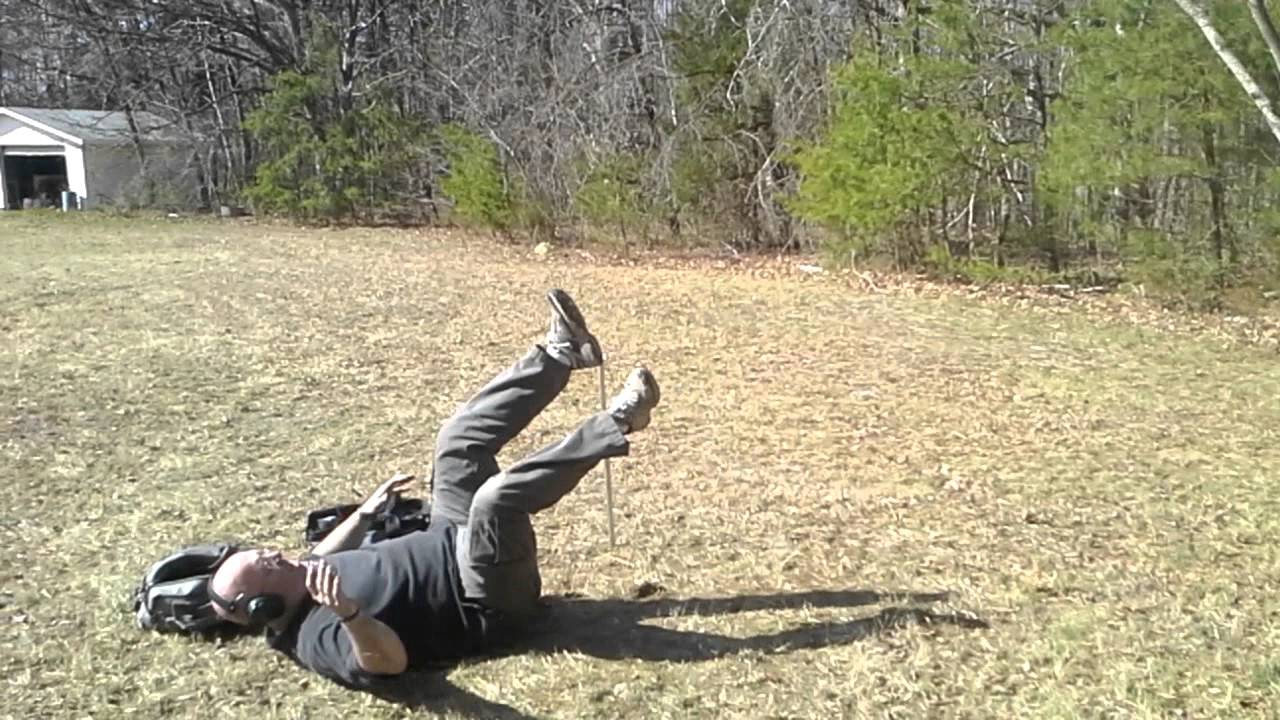 Shooting while laying on back - YouTube