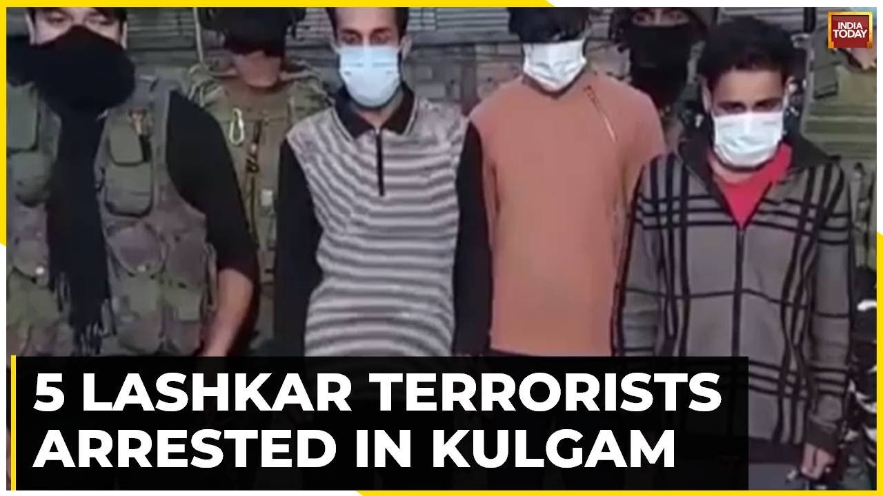 Jammu and Kashmir Police Capture 5 Lashkar Terrorists, Dismantle 2 ...