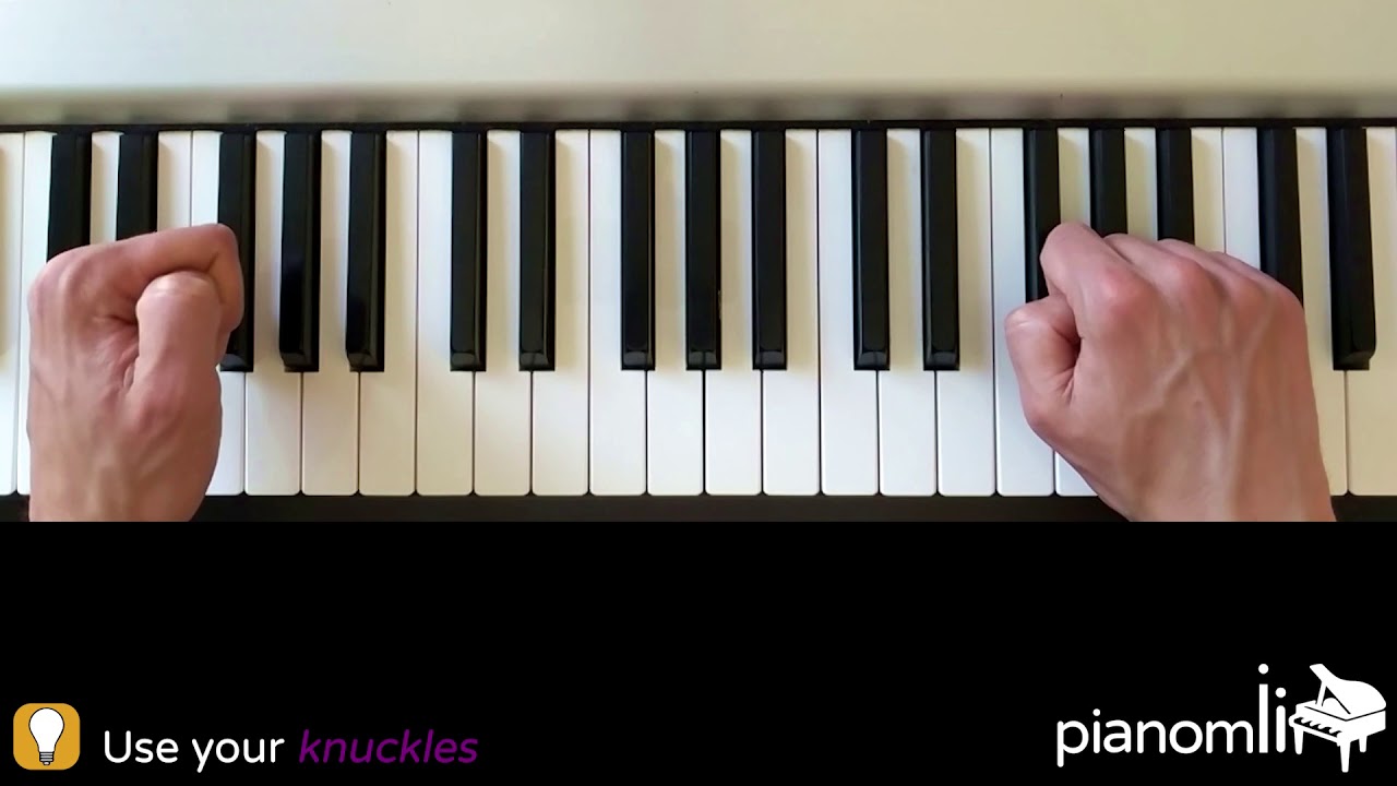 Knuckle Roll - Learn Piano with Pianomii - YouTube