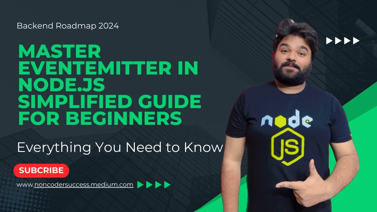 Understanding The Nodejs Eventemitter Noncodersuccess Hindi Youtube