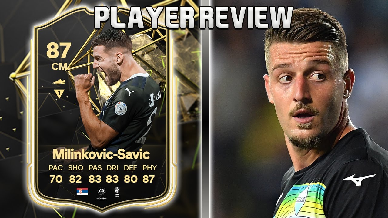 WHAT A CARD! 🛡️ 87 TOTW MILINKOVIC-SAVIC PLAYER REVIEW! EA FC 24 ...