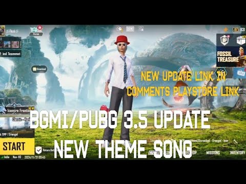 BGMI New Update 3.5 New Theme Song Pubg 3.5 Update New Theme Song - YouTube