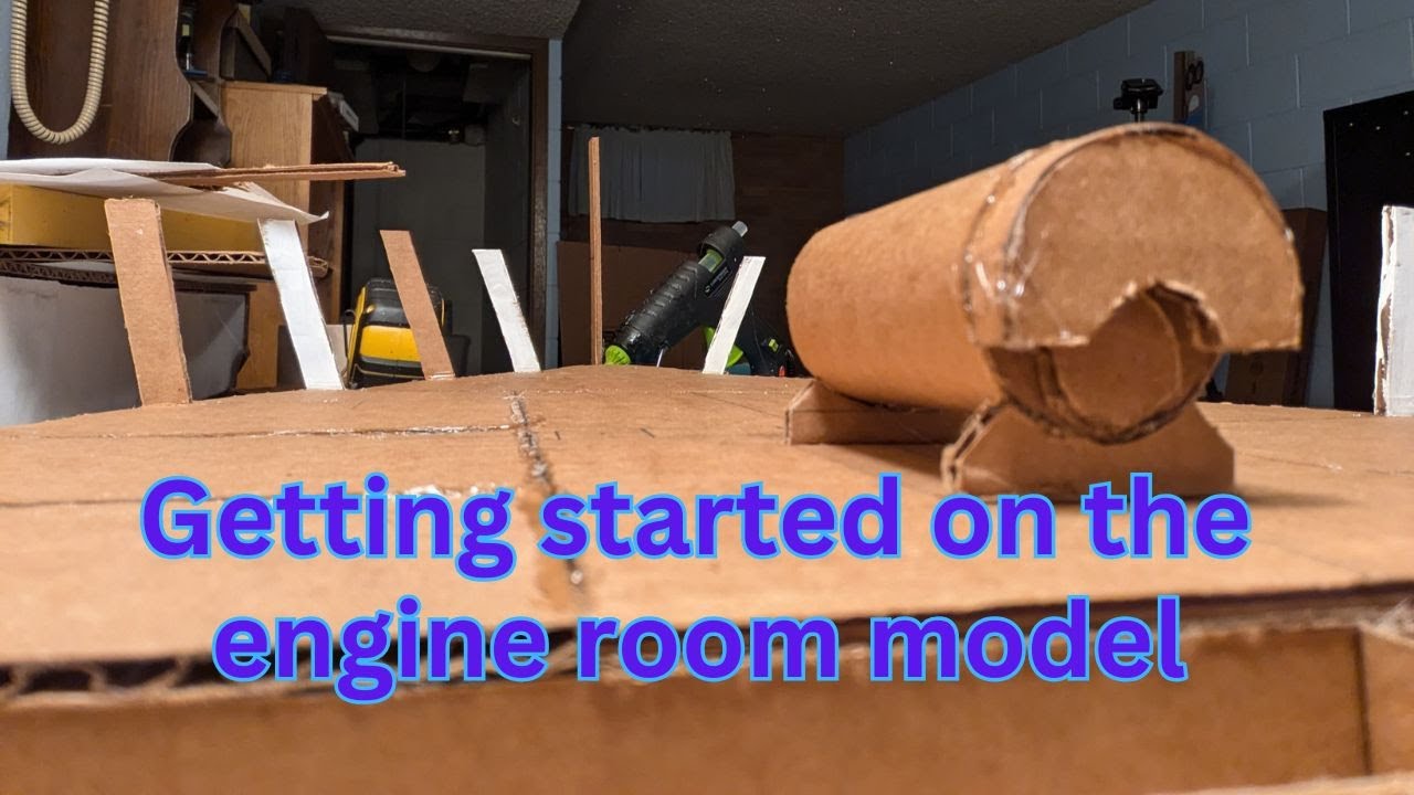 Great Lakes freighter part 3. engine room model and propellers - YouTube