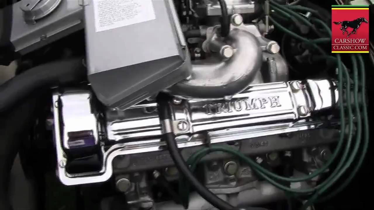 1971 Triumph Stag - engine running. CarshowClassic.com - YouTube