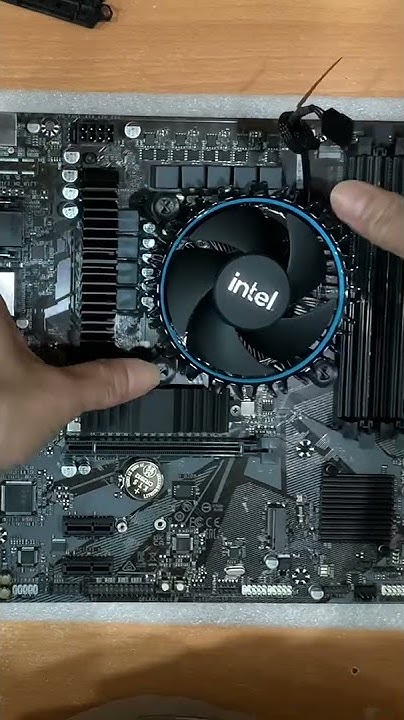 Install CPU & Fan Gen 12 PC - YouTube