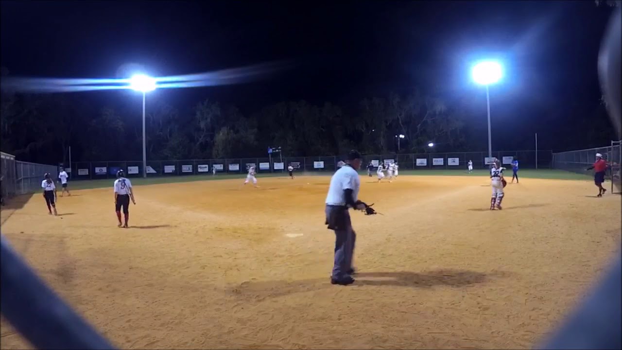 Lydia Castro Class of 2021, Catcher/UT, Lithia, FL throwdown to 2nd ...