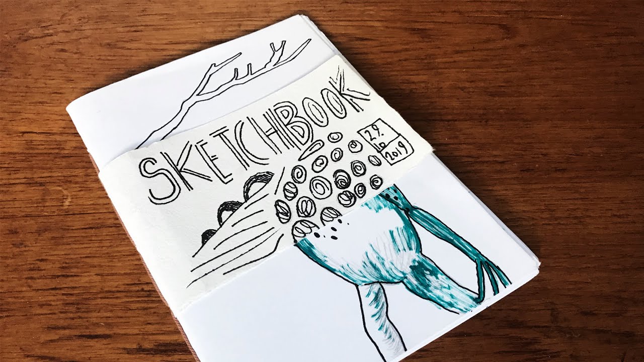 Diy Sketchbook on a Budget ~ Saddle Stitch Book Binding) - Lav din egen ...