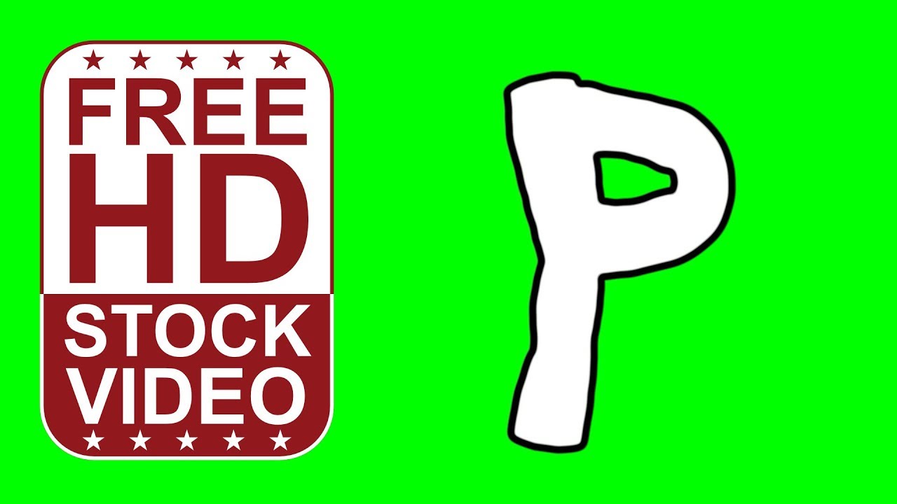 Free Stock Videos – animated letter P cartoon style letter P seamless ...