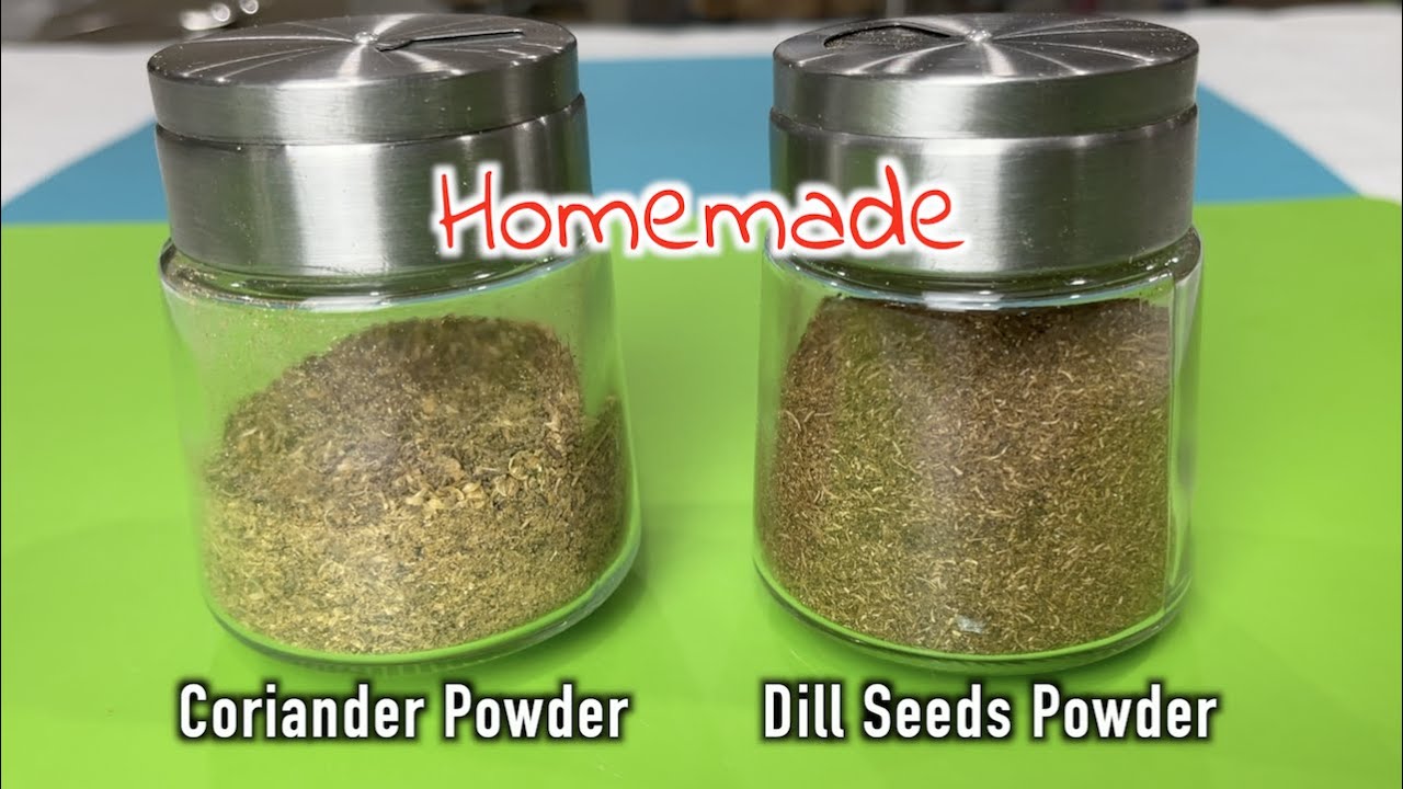 Homemade Dill Powder and Coriander Seeds Powder自制香料 - YouTube
