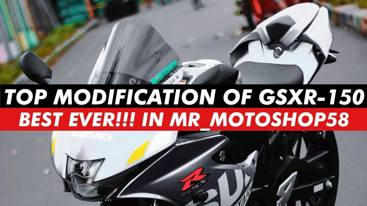 TOP MODIFICATION OF GSX150R BEST EVER ! - YouTube