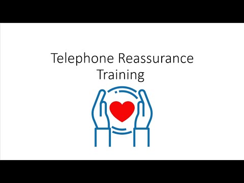 Telephone Reassurance Program - Volunteer Training - YouTube