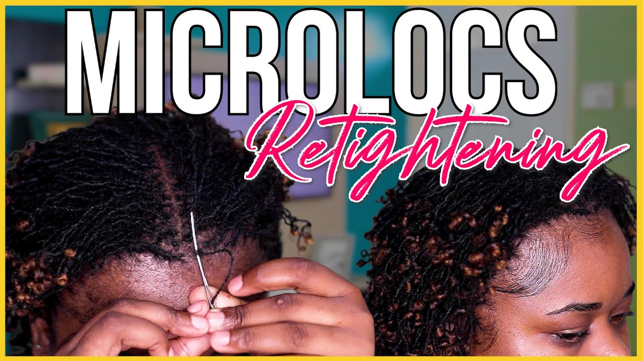MICROLOCS SELF RETIGHTEN TUTORIAL || THE 4 POINT INTERLOCK METHOD - YouTube