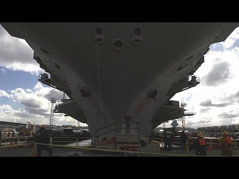 LEGENDARY SUPERCARRIER USS Nimitz enters dry dock, will undergo major ...