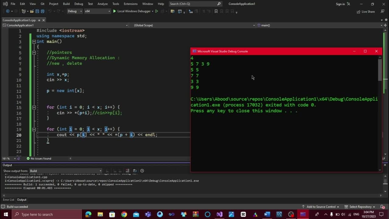 C++ : Pointers(Dynamic Memory Allocation) - YouTube