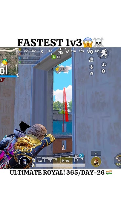 DAY-26🇮🇳! QUICK 1v3 #bgmi #bgmishorts #pubgmobile #pubgshorts #shorts #shortsfeed # ...