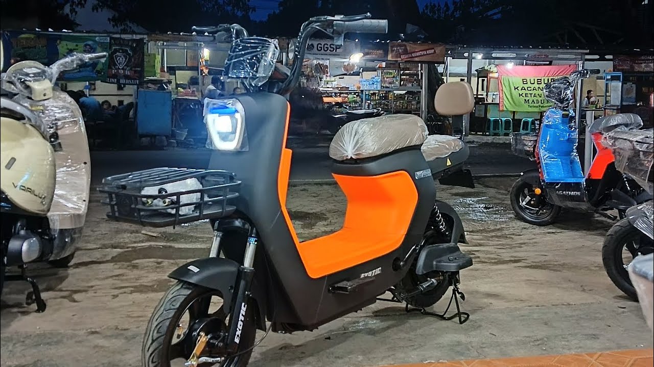paket lengkap😎 review Sepedah listrik Exotic X630 #hanamotorminisubang ...