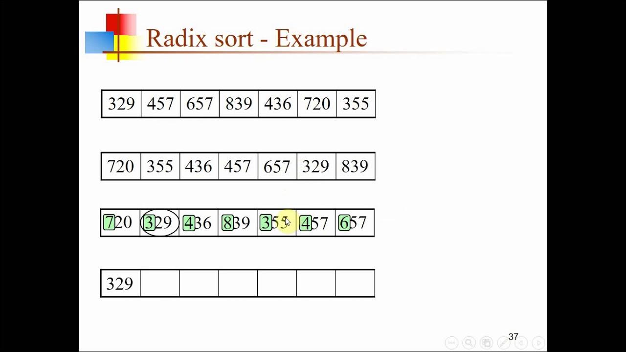 radix sort - YouTube