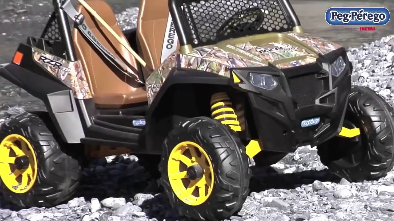 Peg Perego - Polaris RZR 900 Camouflage - YouTube