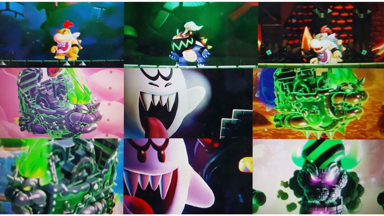 Super Mario Bros Wonder - All Bosses - YouTube