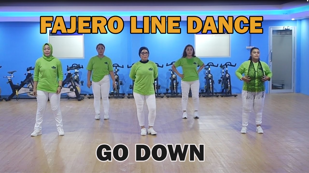 GO DOWN || FAJERO LINE DANCE || Choreo by Tim Johnson (UK) - YouTube