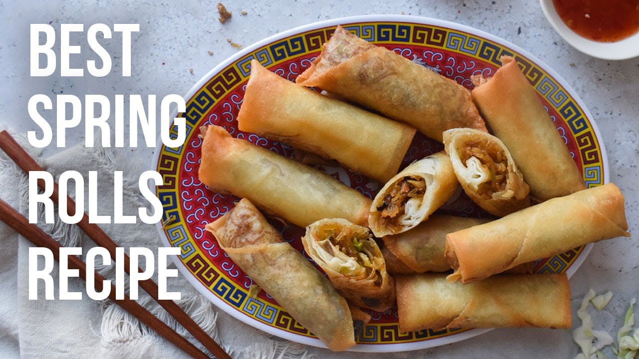 How to Make Chinese Spring Rolls - YouTube