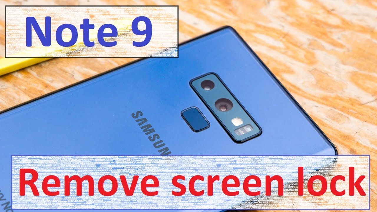 Note 9 N960n n960f n960u hard reset remove screen lock. - YouTube