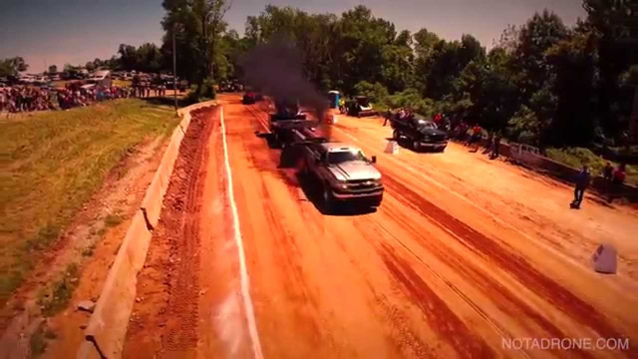Truck Pulls by a Drone, 2014 Goshen Stampede & Shootout Productions, CT ...